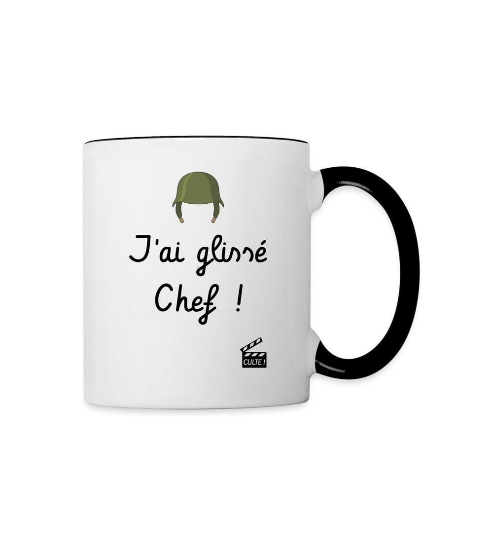 Mug bicolore noir personnalisé sur www.kiofre.com