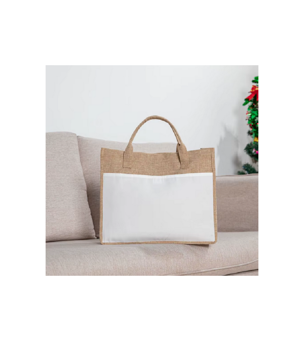 Sac Cabas Jute Polyester Sublimation – Personnalisable